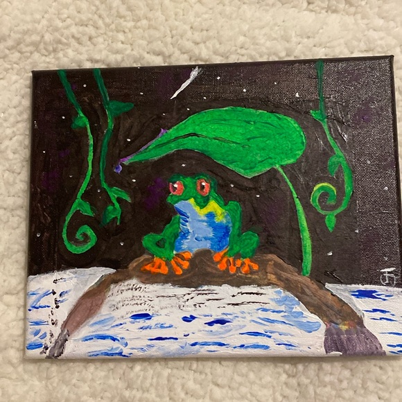 Jado | Art | Original 8 X Art Signed By Artist Glowinthedark Acrylic ...